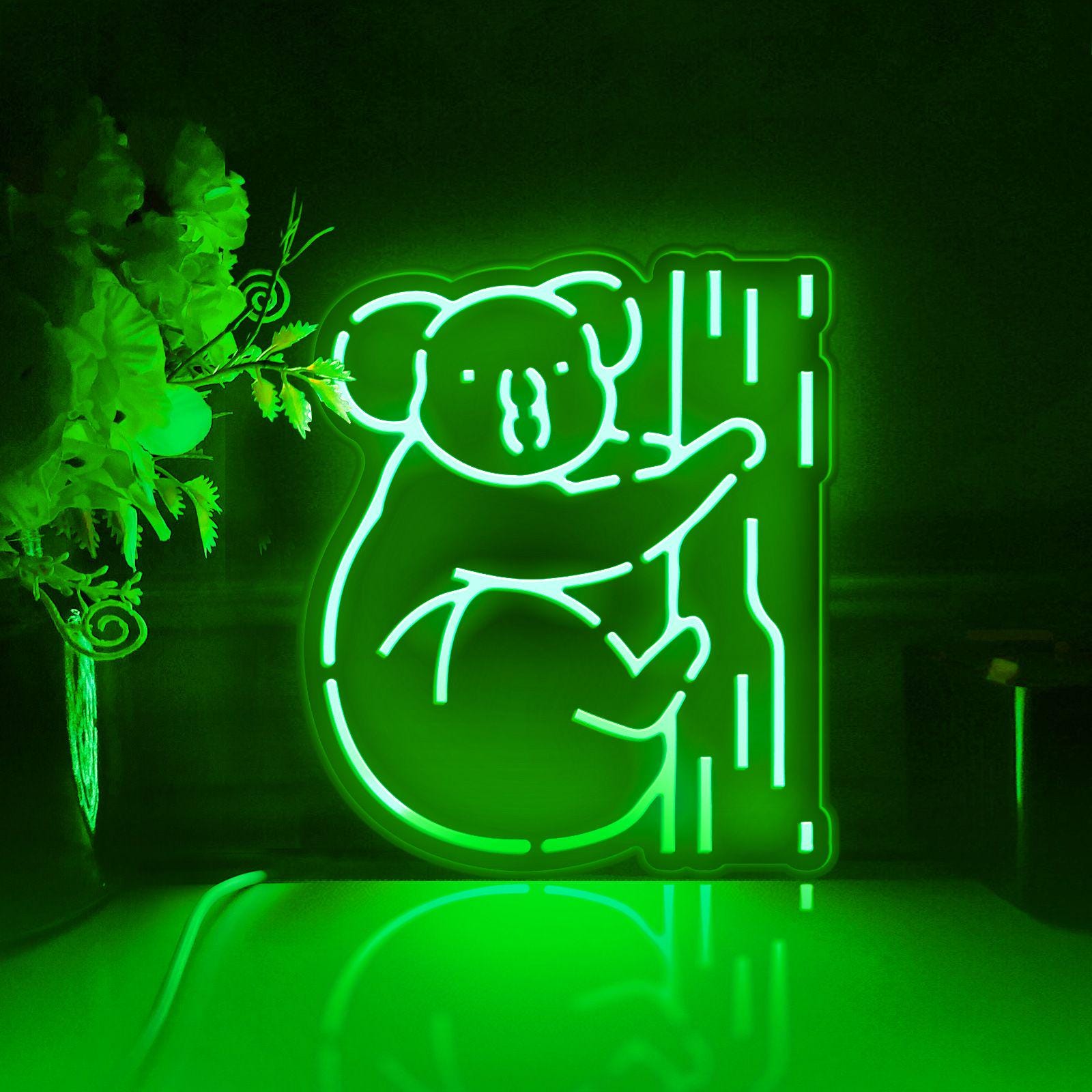 Australian Animal Koala Led Light Box, Koala Wall Art Decor, Light Sign ...
