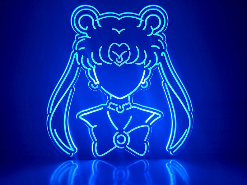 Sailor Moon Led Light, Anime Sailor Moon Led Sign, Anime Led Neon Light ...