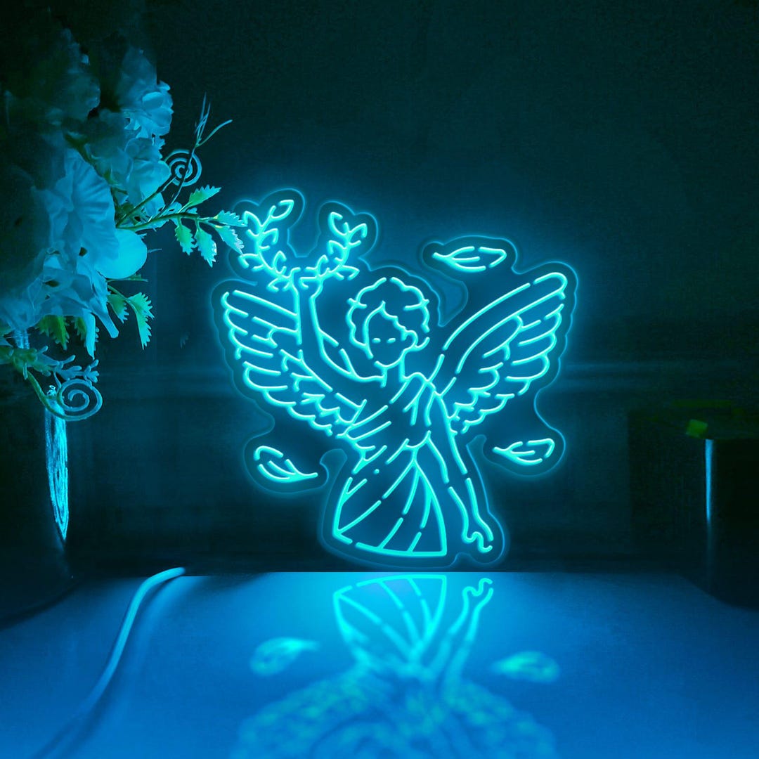 Greek Mythology Victoria Led Light Box, Goddess of Victory Wall Art ...