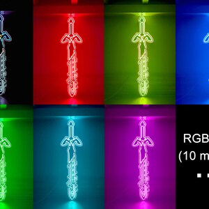 Legend of Zelda Master Sword LED Light, Master Sword Decoration, Master ...