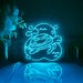 Turtle Led Light Box, Sea Animal Wall Art Decor, Light Sign, Desktop ...