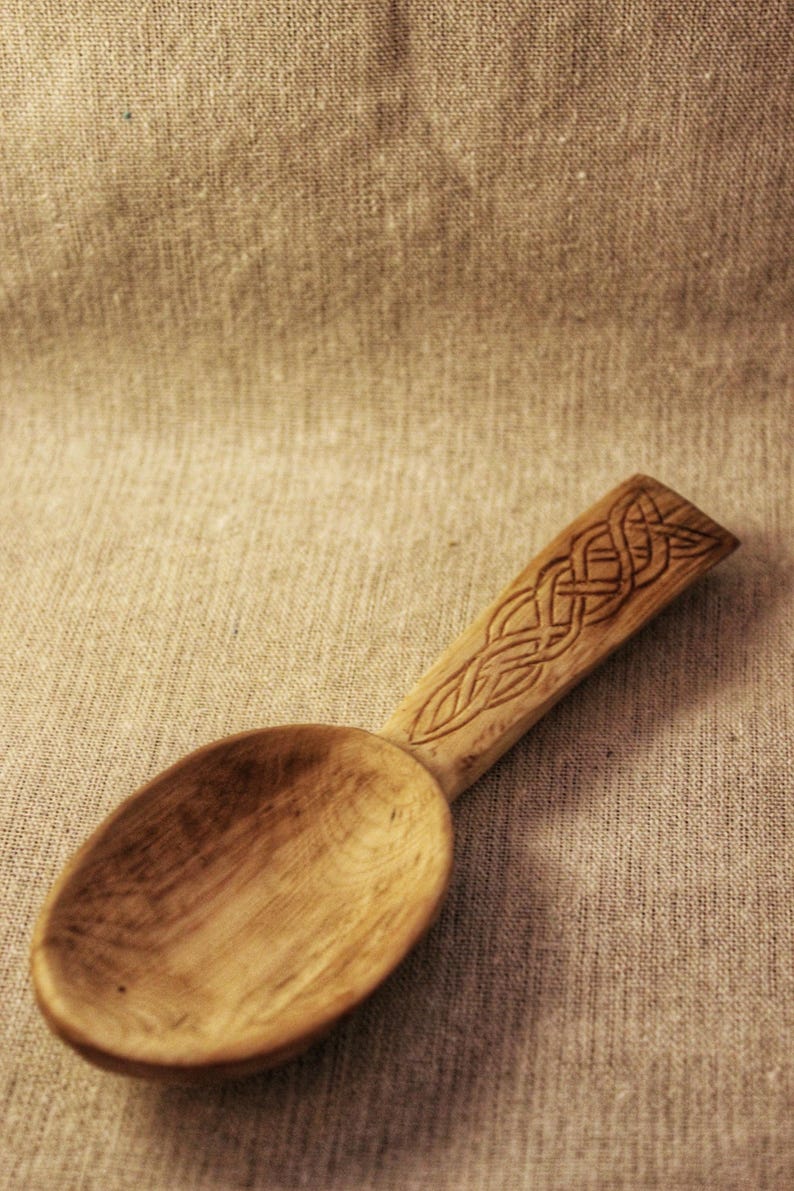 Wooden Celtic Spoon - Etsy