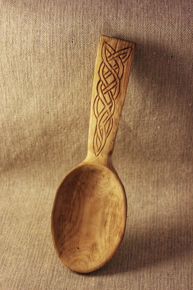 Wooden Celtic Spoon - Etsy