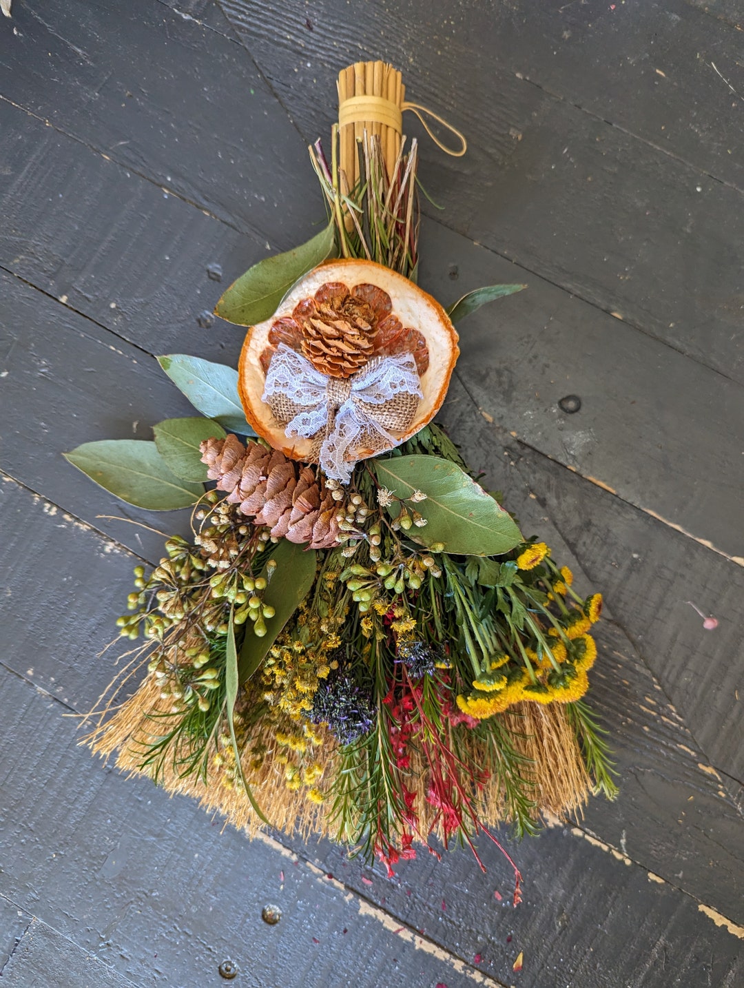 Witch Besom, Altar Broom, Witch Broom, Altar Tool, Spiritual Cleansing ...
