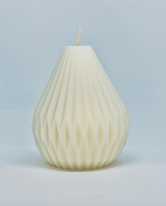 Pear Shaped Pillar Candle - Etsy