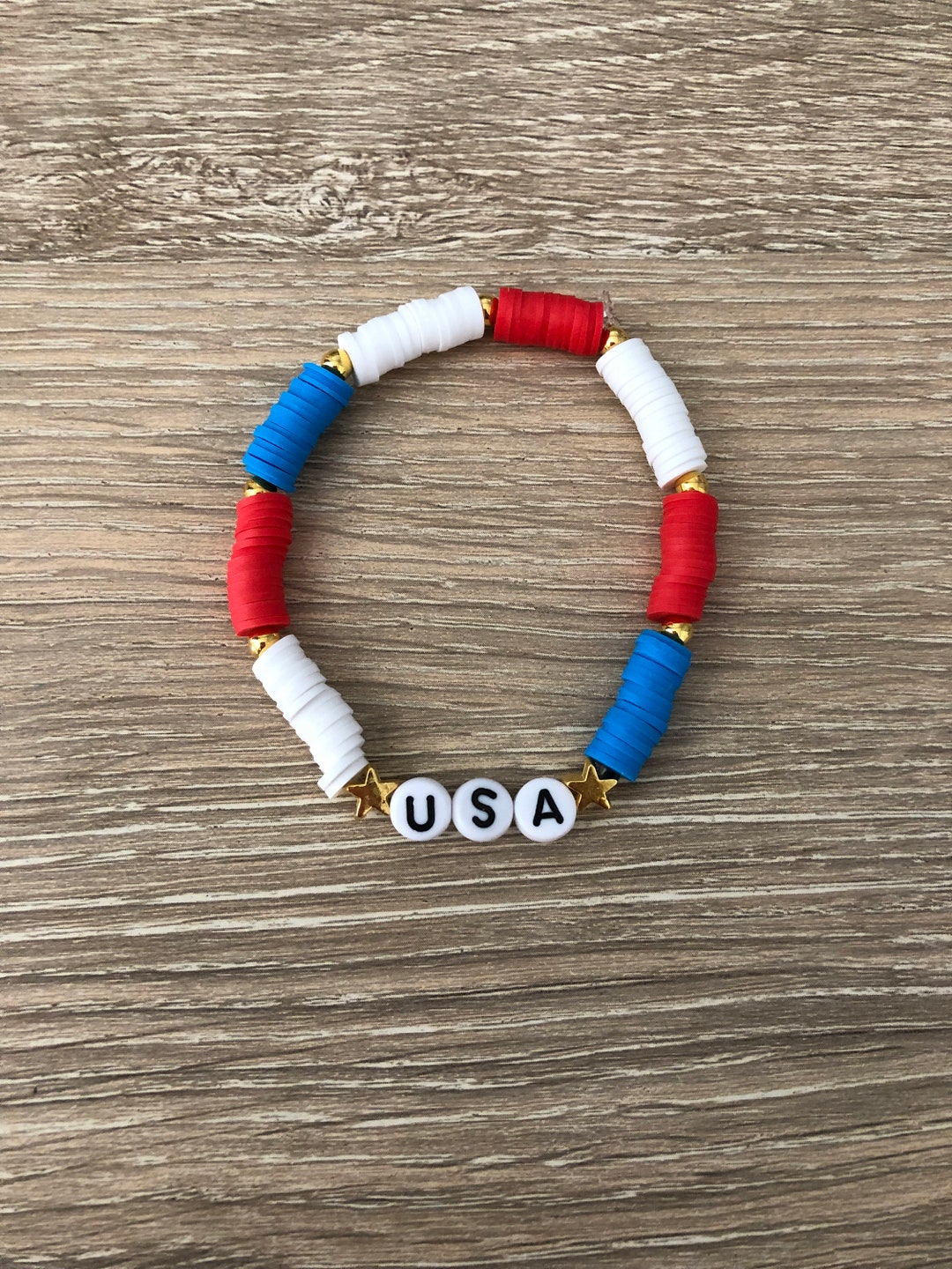 Fourth of July Bracelet ! - Etsy