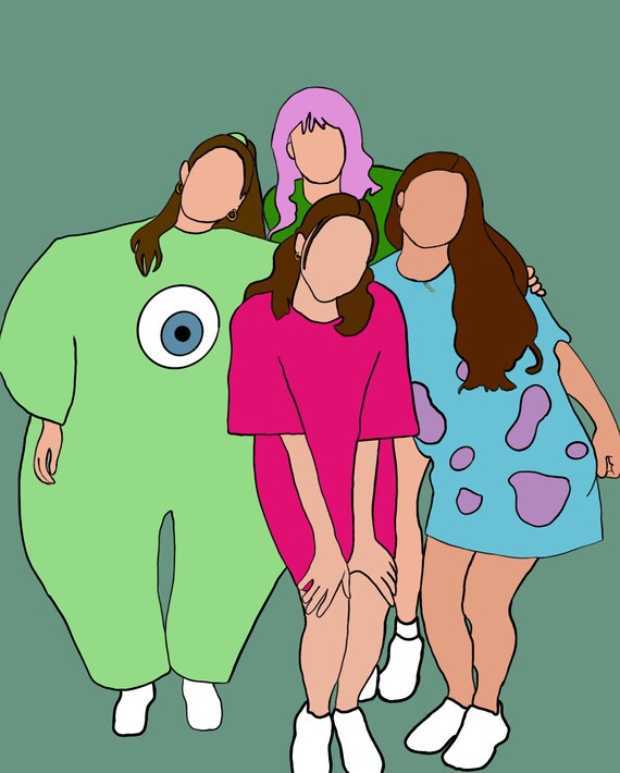 Faceless Drawing - Etsy