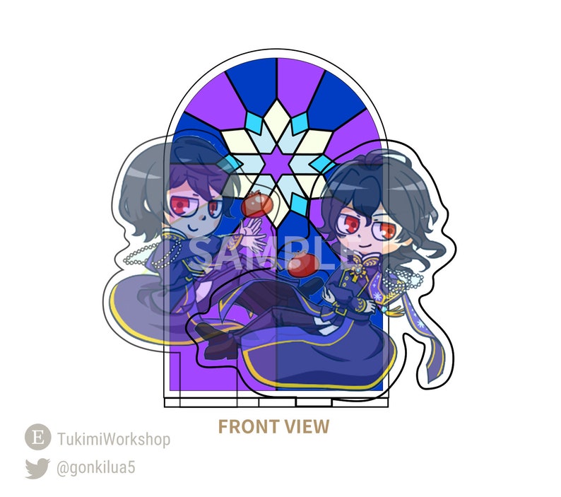 Rei Sakuma, Ritsu Sakuma, Set in 3 Pcs Enstars Acrylic Stand, Ensemble ...