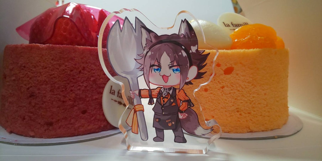 Mysta Rias 1cm Thick Acrylic Charms W/ Standee Nijisanji Chibi Fanart ...