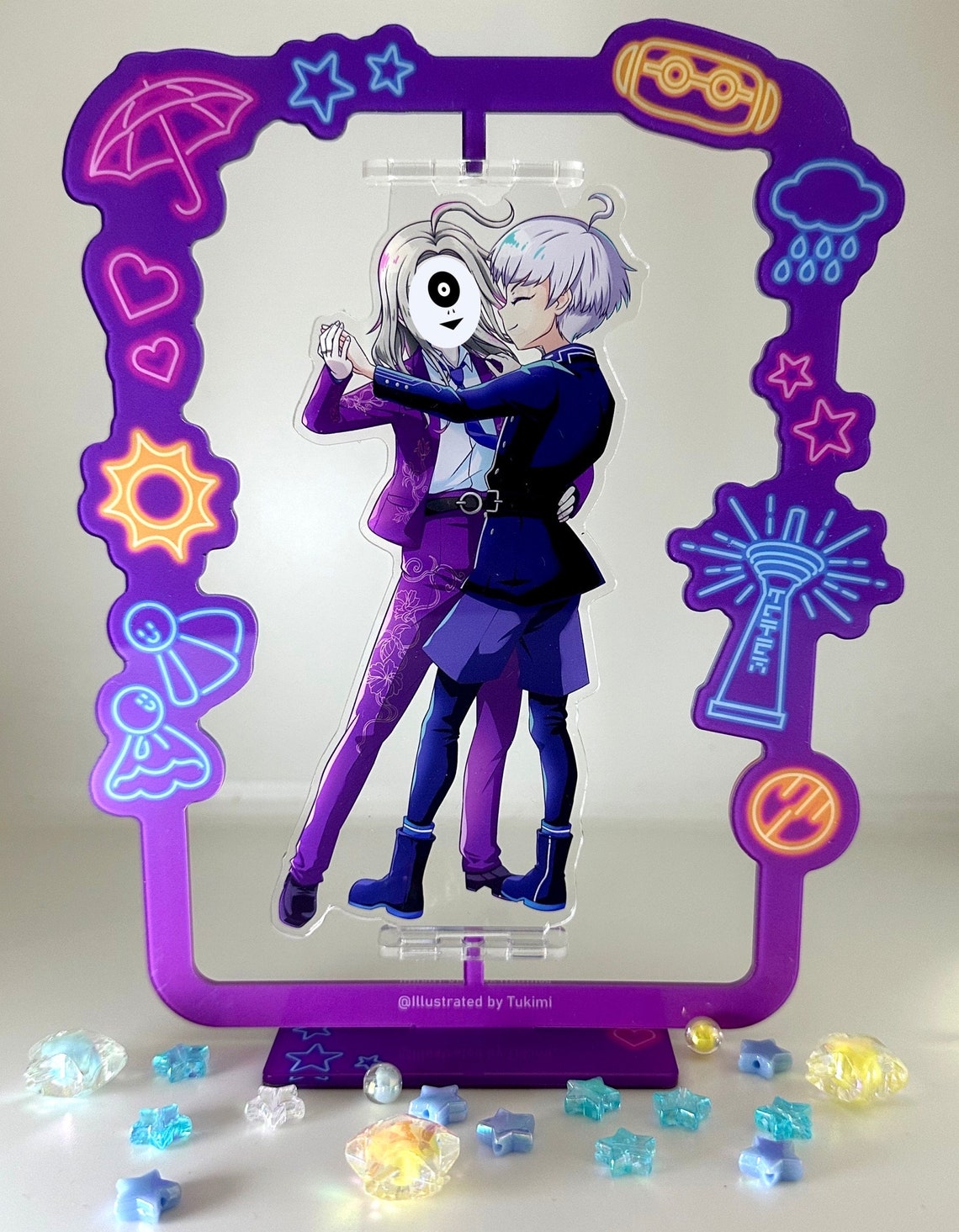 Makoto, Yuma RAIN CODE Acrylic Spinning Figure/stand 20cmh - Etsy