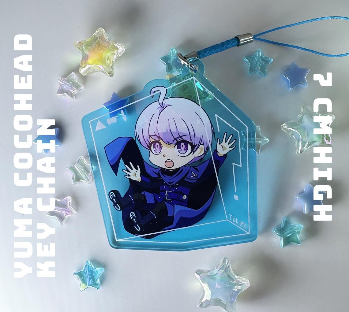 Yuma, Makoto, Shinigami, Halara, RAIN CODE Acrylic Charms Figure 7cmh ...
