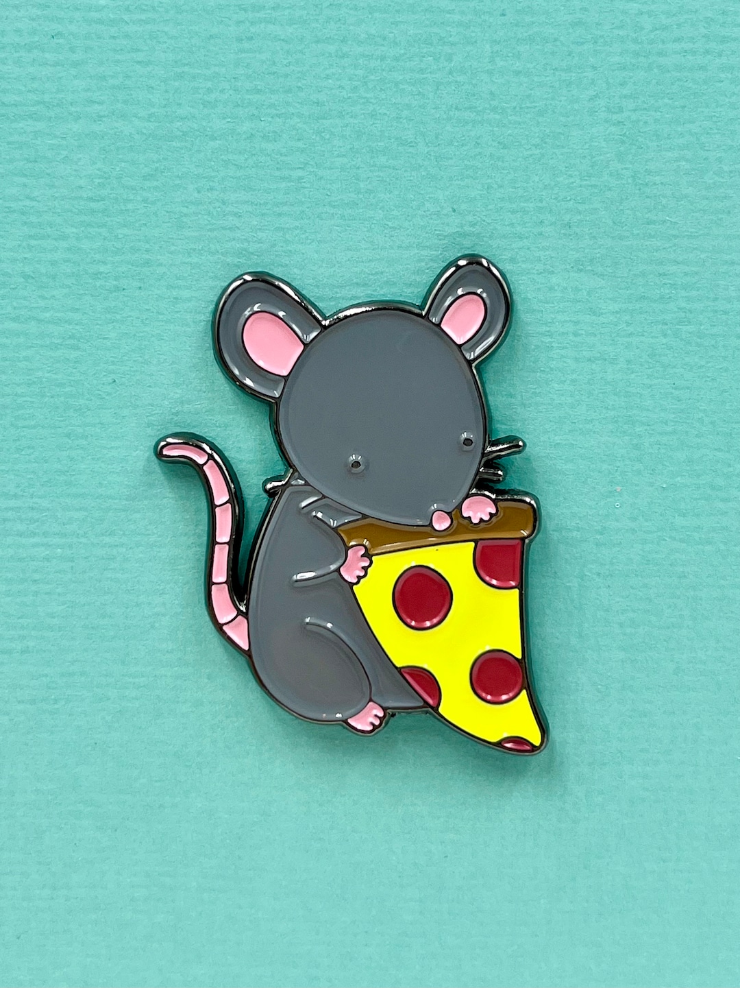 Pizza Rat Enamel Pin - Etsy