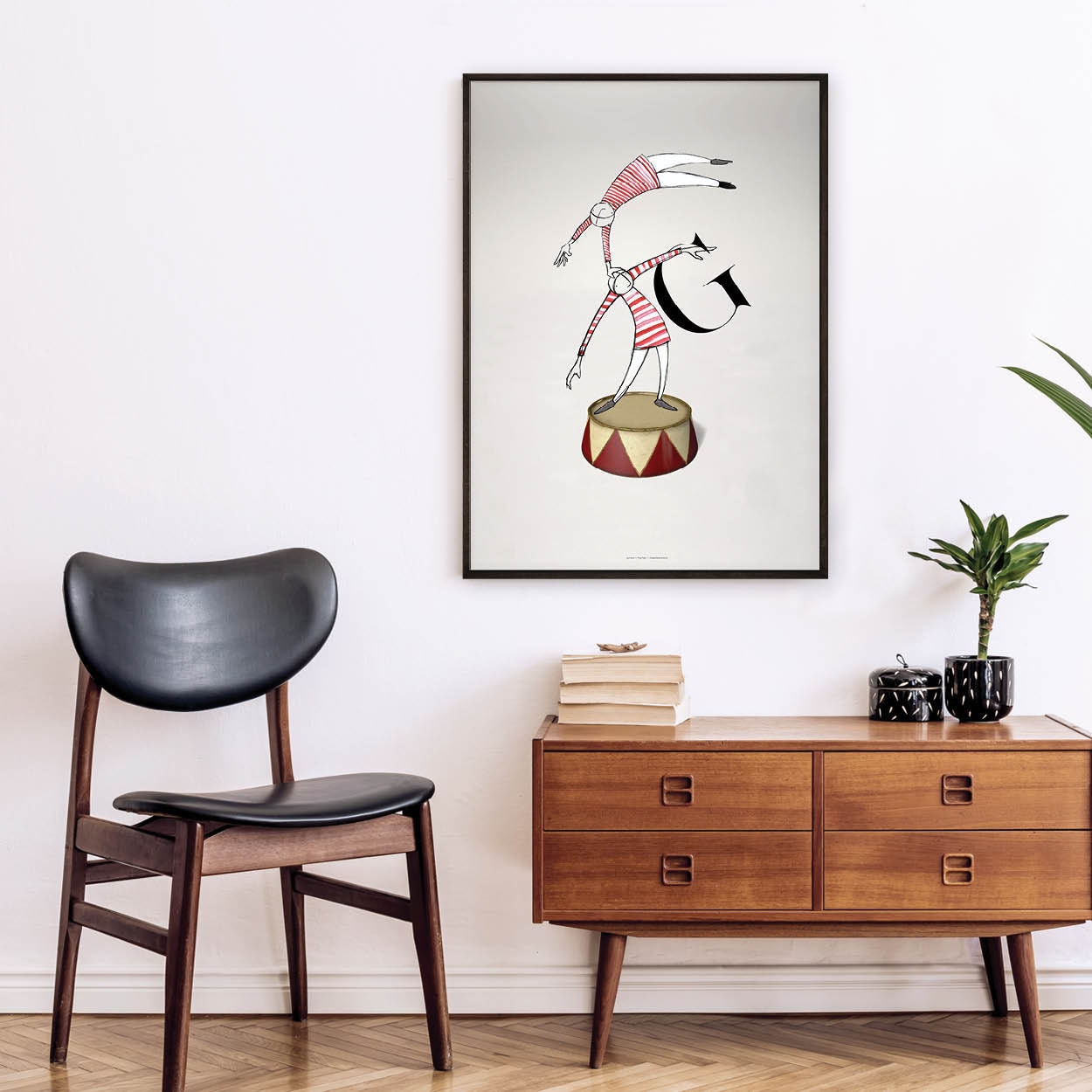 G is for Gymnast Letter G Art Print Alphabet Poster - Etsy UK