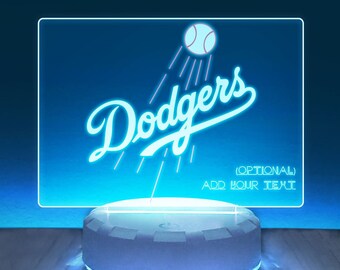 Dodgers Night Light - Etsy