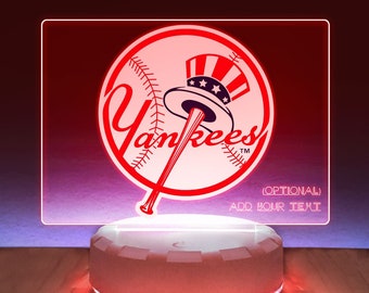 New York Yankees Lamp - Etsy
