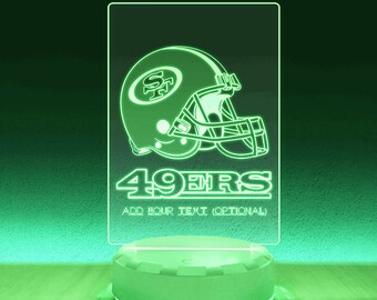 49ers 3d Lamp - Etsy