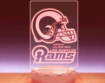 Los Angeles Rams Lamp - Etsy