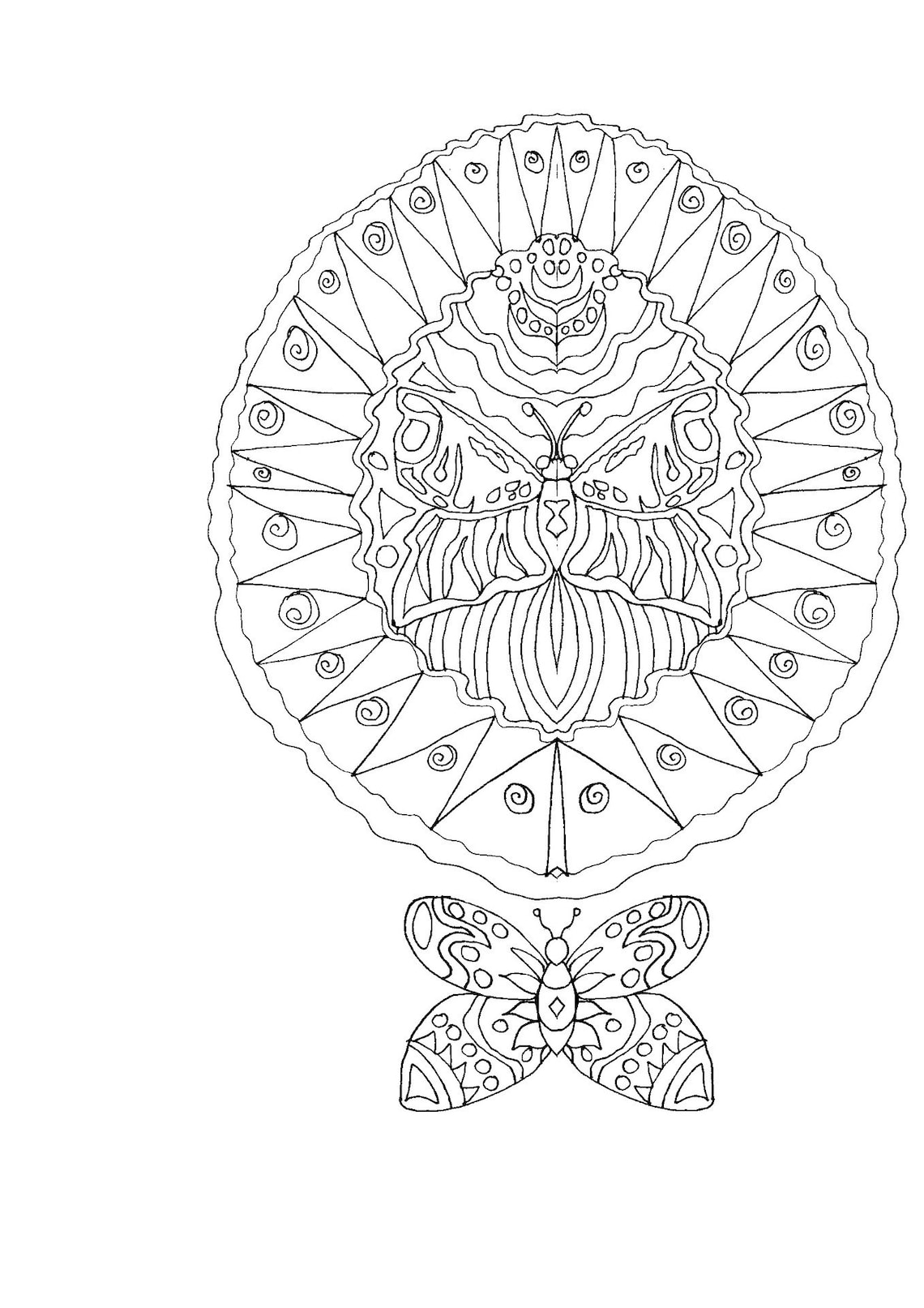 Printable Mandala Coloring Pages Kids Teens Adults - Etsy