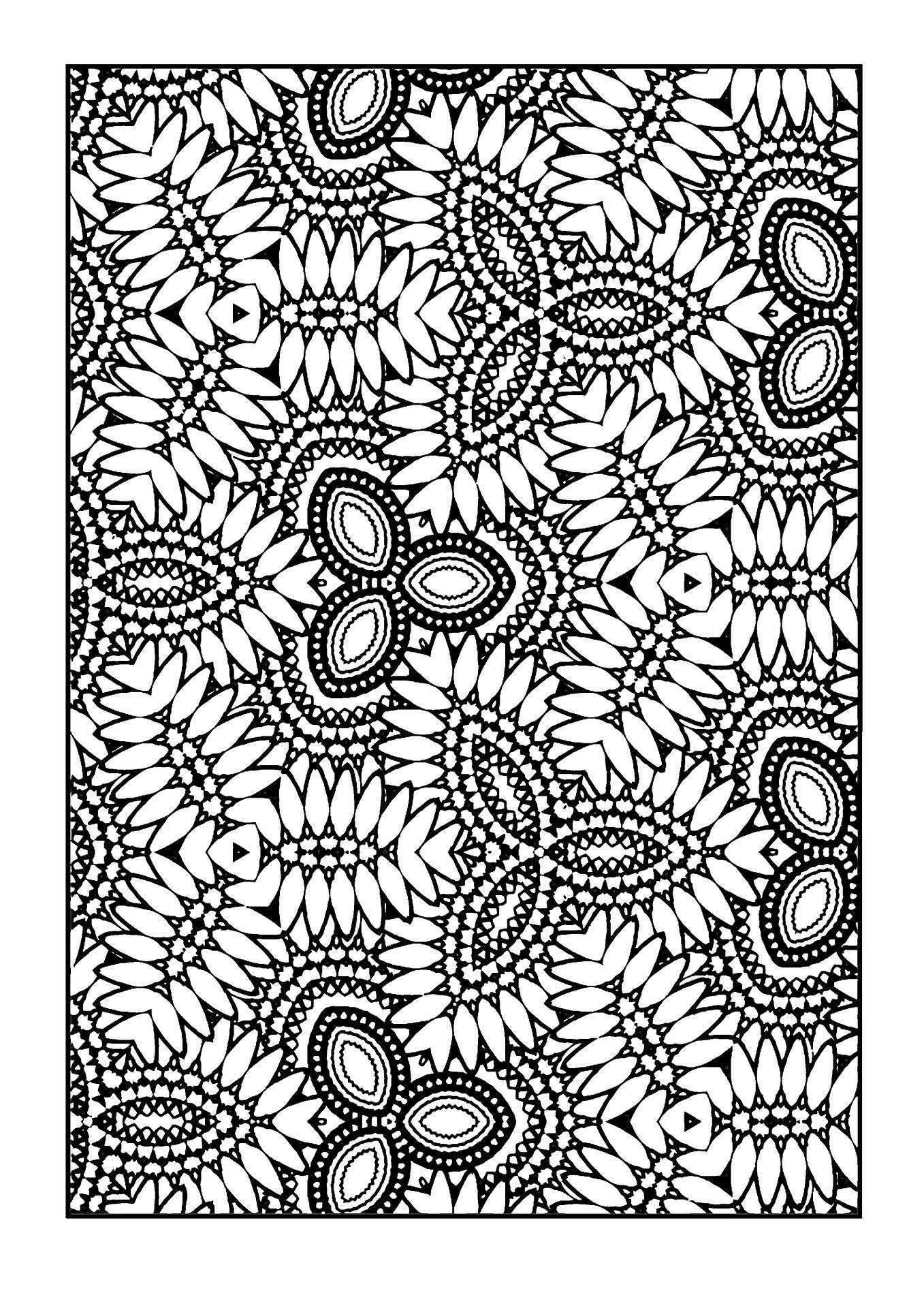 Printable Mandala Coloring Pages- Kids - Teens - Adults - Downloadable ...