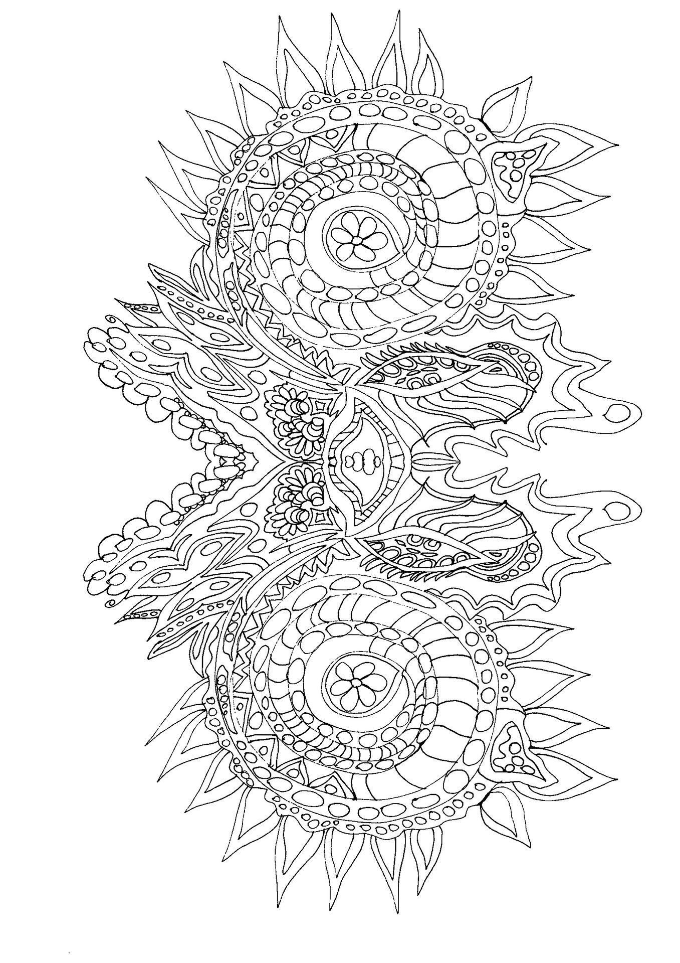 Printable Mandala Coloring Pages- Kids - Teens - Adults - Downloadable ...
