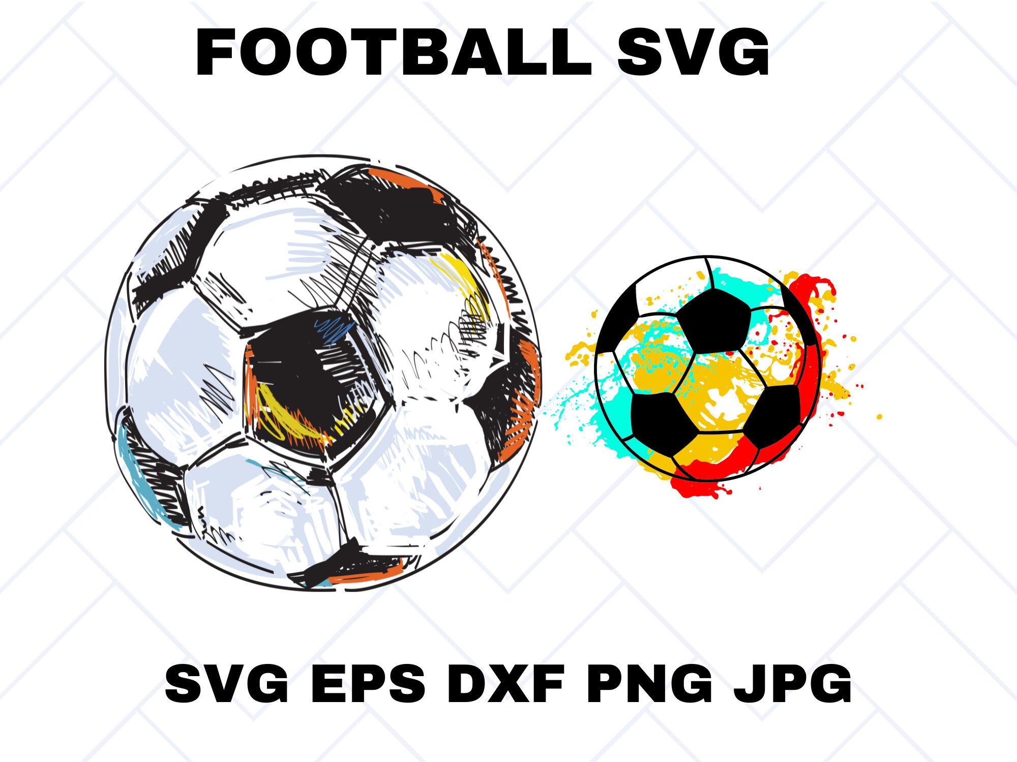 Soccer Ball SVG Files Football Cut Files Soccer Ball - Etsy