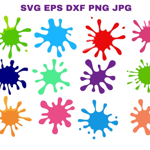 Paint Svg - Etsy