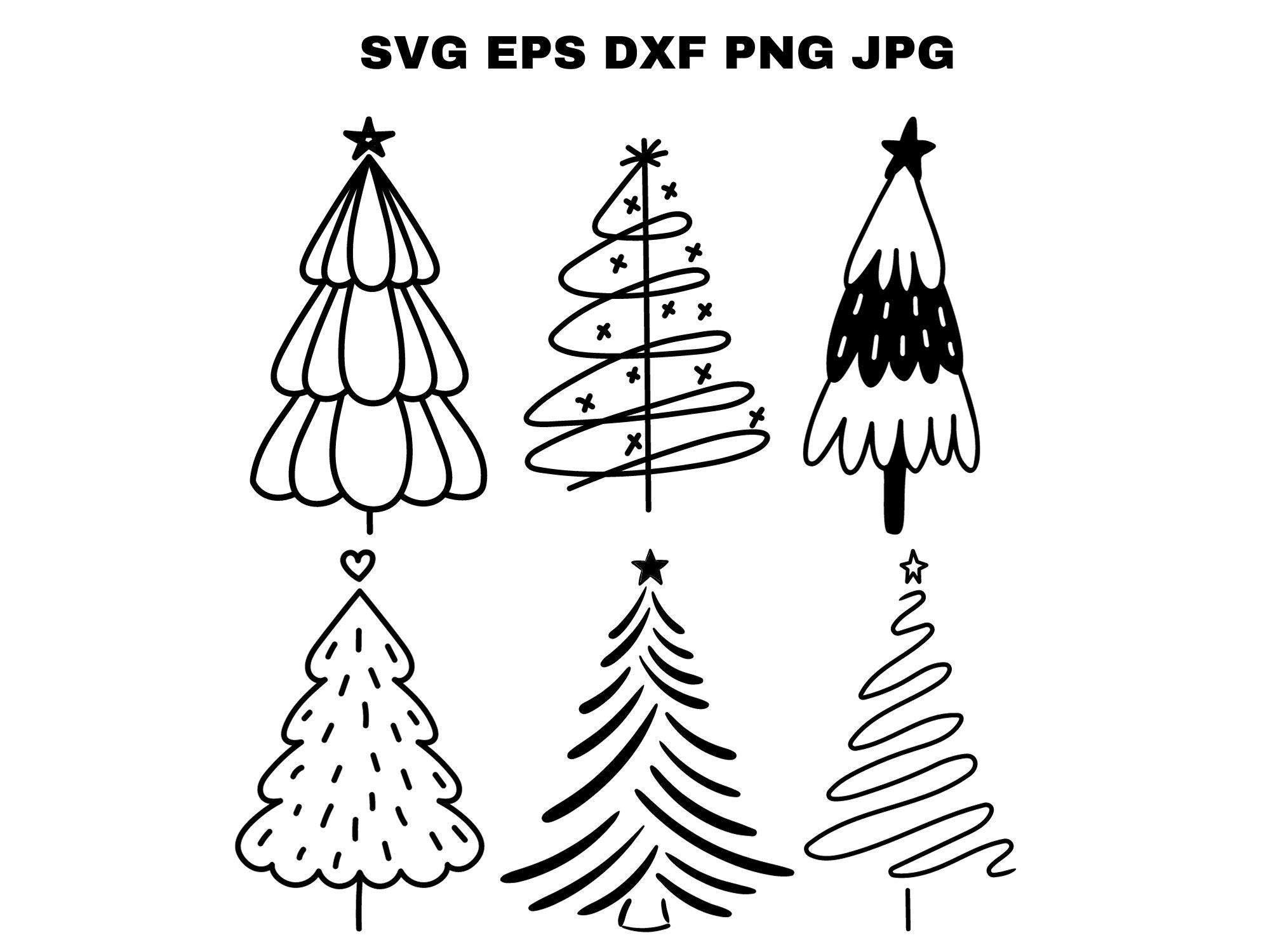 Christmas Tree Svg Bundle, Christmas Svg, Christmas Tree Svg, Christmas ...