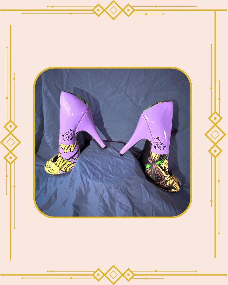 Retro Comic Book Pop Art Heels - Etsy