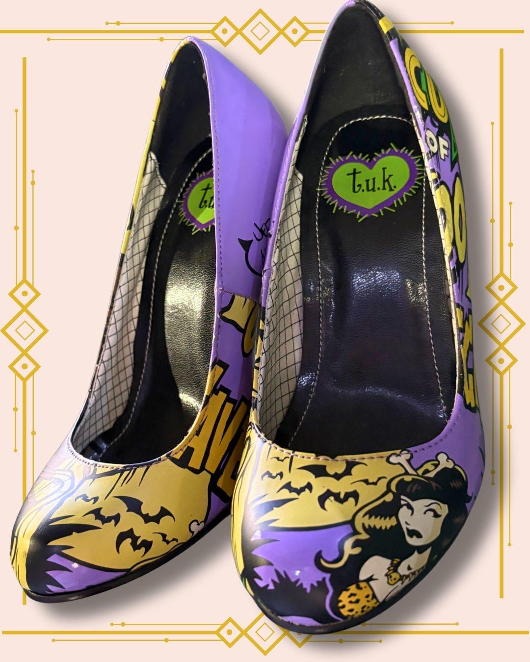 Retro Comic Book Pop Art Heels - Etsy