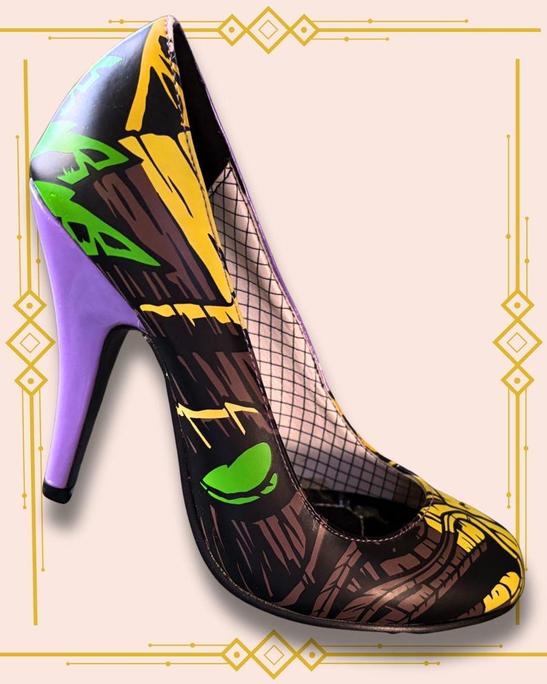 Retro Comic Book Pop Art Heels - Etsy