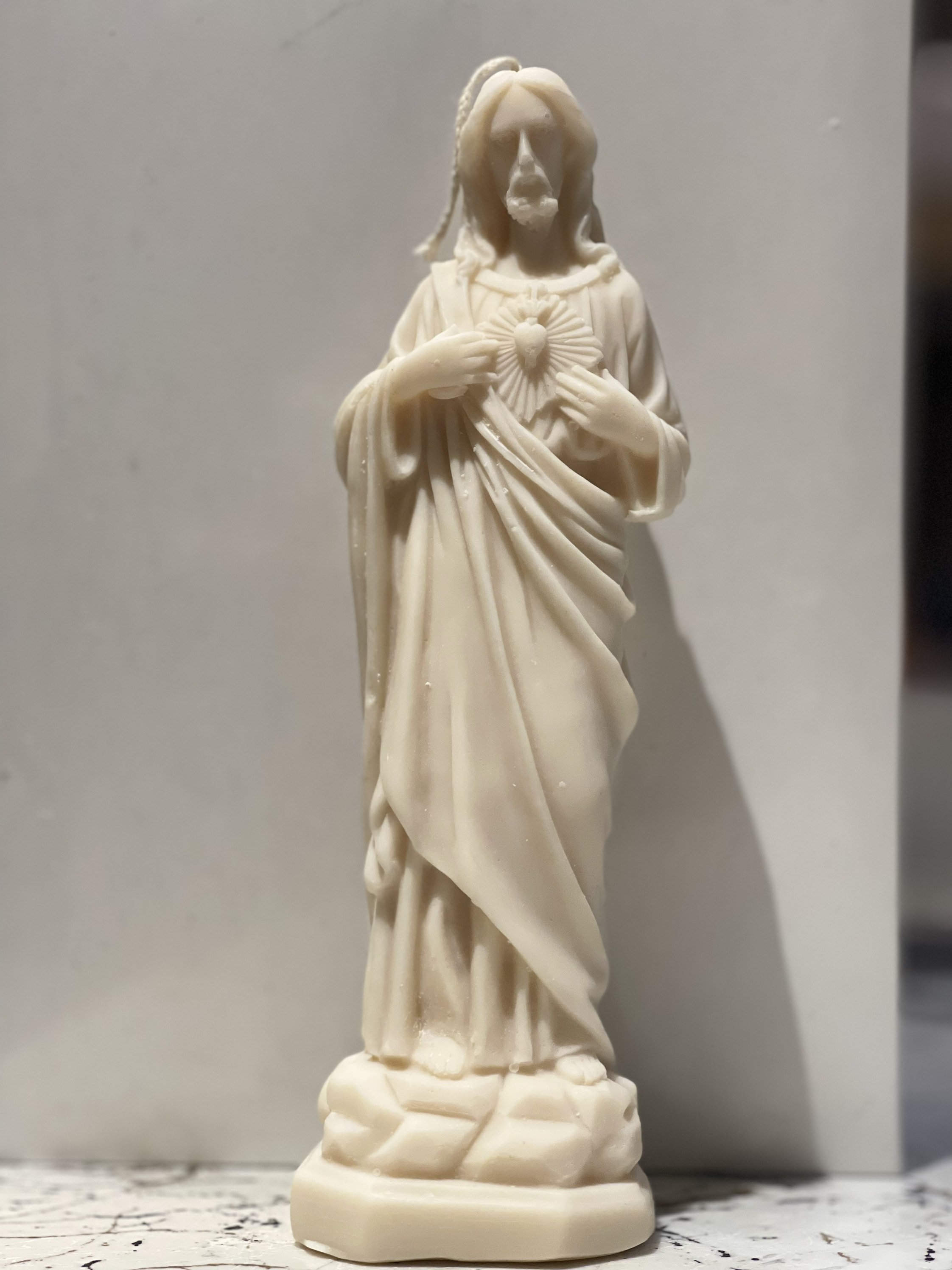 Sacred Heart Jesus Candle Jesus Candle Sacred Heart Religious Candle ...