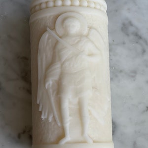 Saint Michael Archangel Candle L Saint George Candle L Mary & Jesus ...