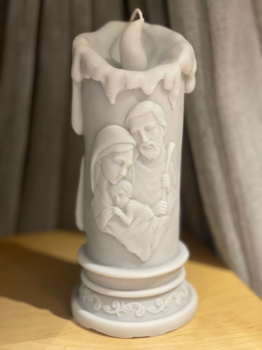 Holy Family Candle Cylinder | Cylinder Candle | Pillar Candle ...