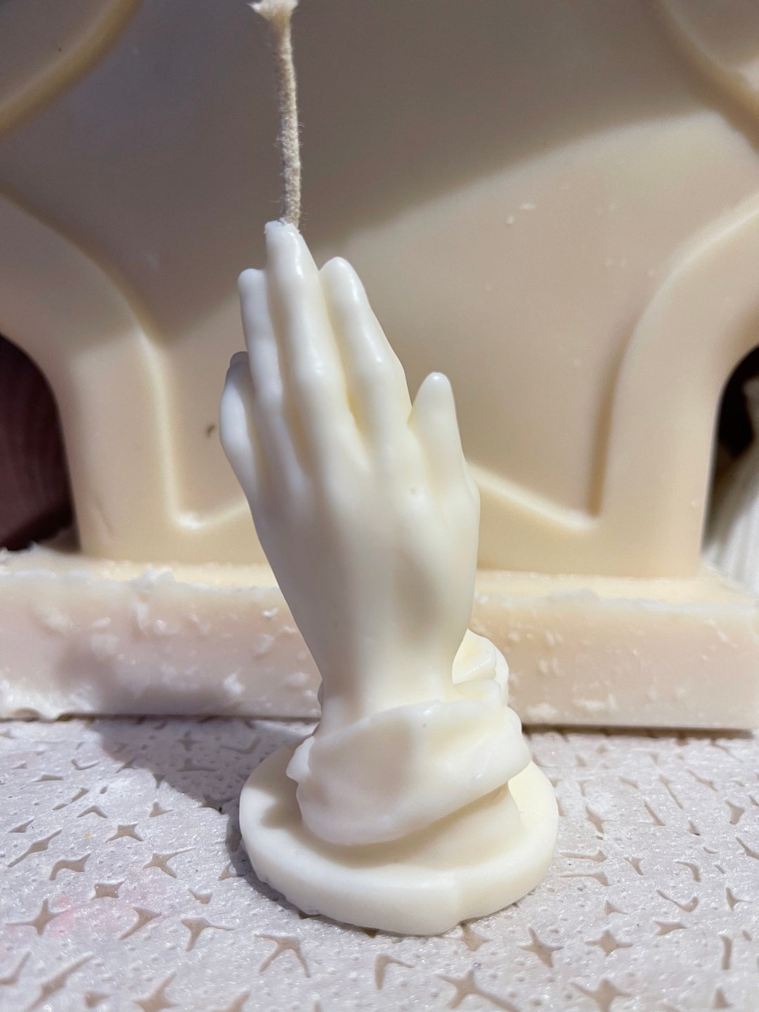 Praying Hands Candle | Party Favorl Baby Welcoming | Religious Candle ...