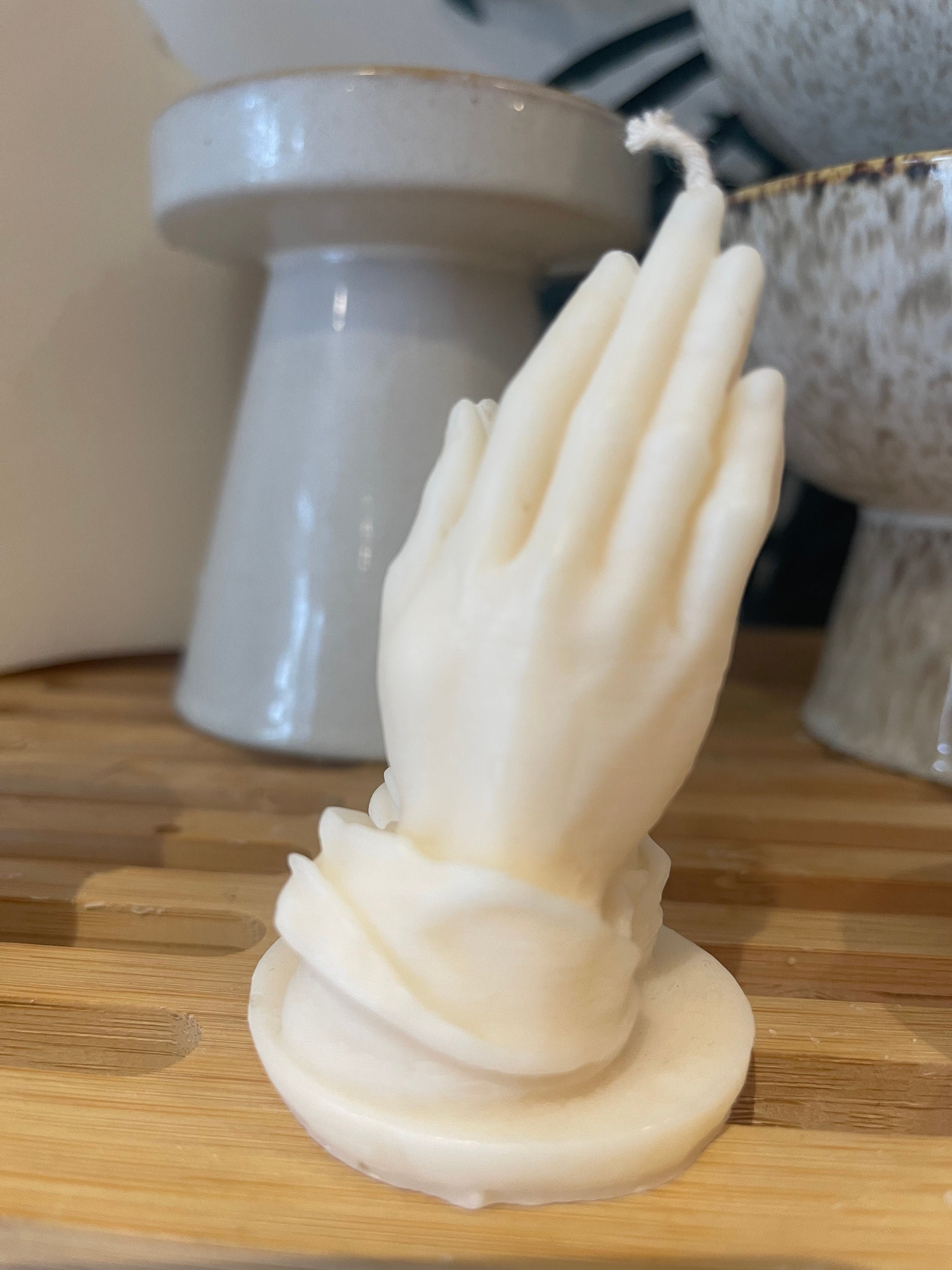 Praying Hands Candle | Party Favorl Baby Welcoming | Religious Candle ...
