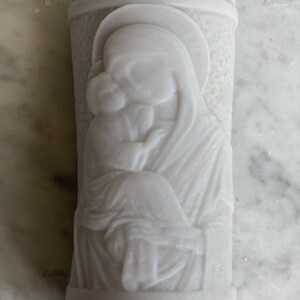 Saint Michael Archangel Candle L Saint George Candle L Mary & Jesus ...