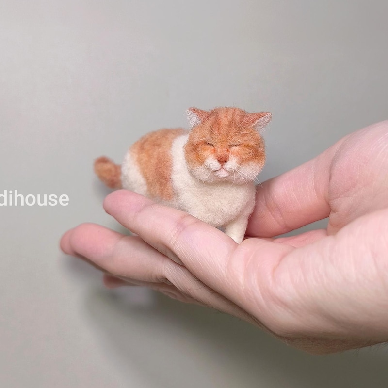 1/6 Felted Cat - Etsy UK