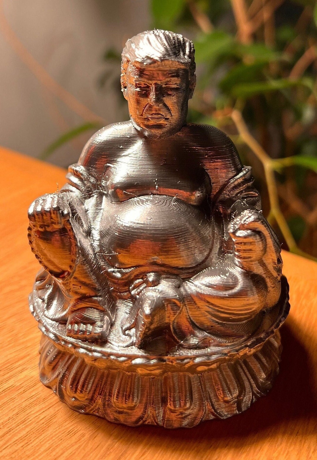 Trump Buddha Chrome - Etsy