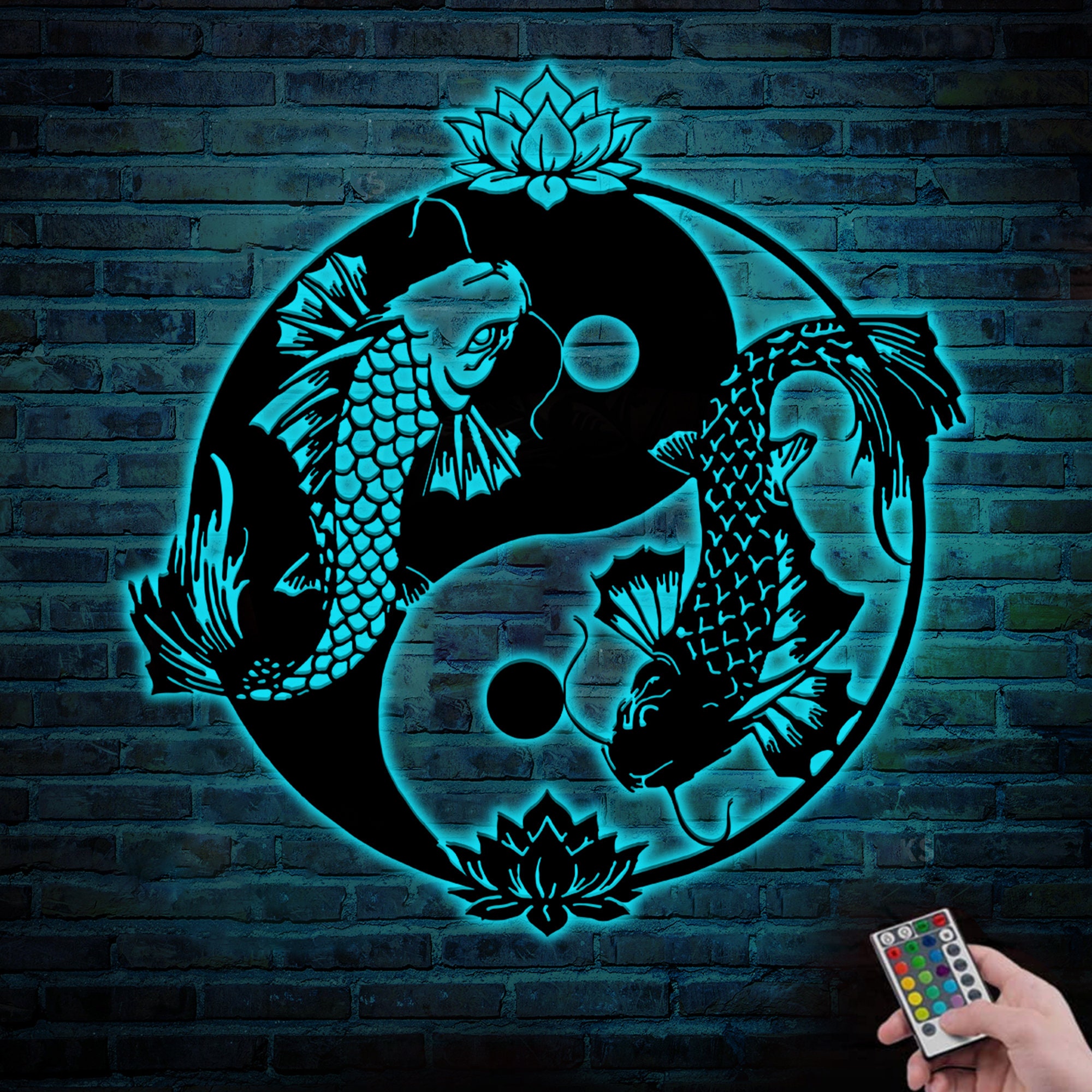 Custom Koi Pond Metal Wall Art Koi Fish Sign Custom Koi Fish - Etsy