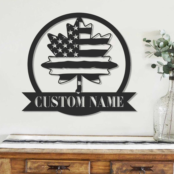Maple Leaf Sign - Etsy
