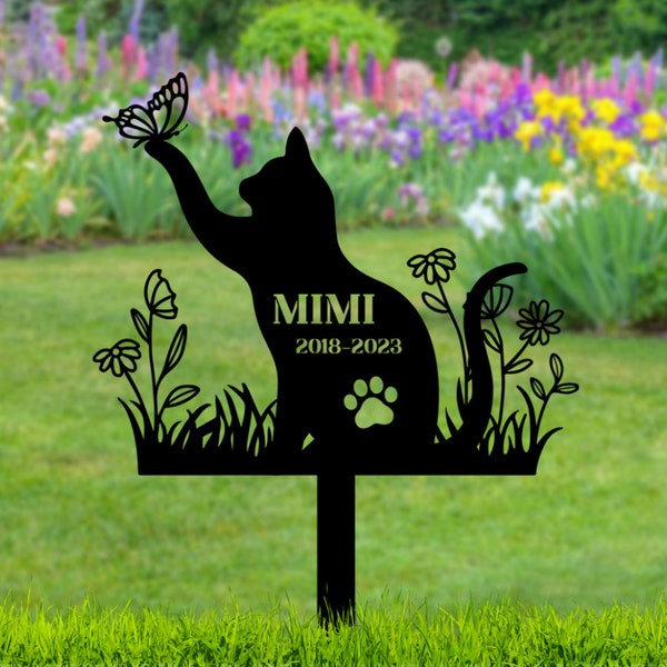 Cat Garden Sign - Etsy