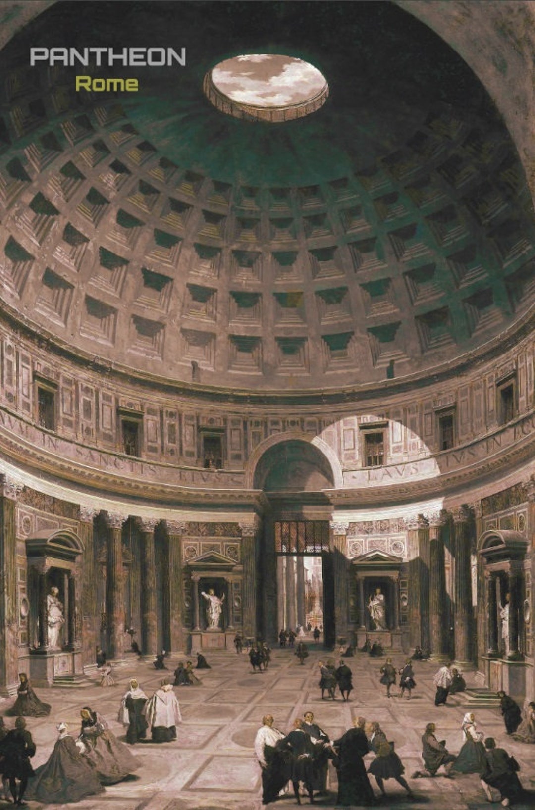 Pantheon Rome Architecture, Print 24x36 Unframed Poster, Satin - Etsy