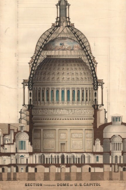 Capitol Building Architecture, Print 24x36 Unframed Poster, Satin - Etsy