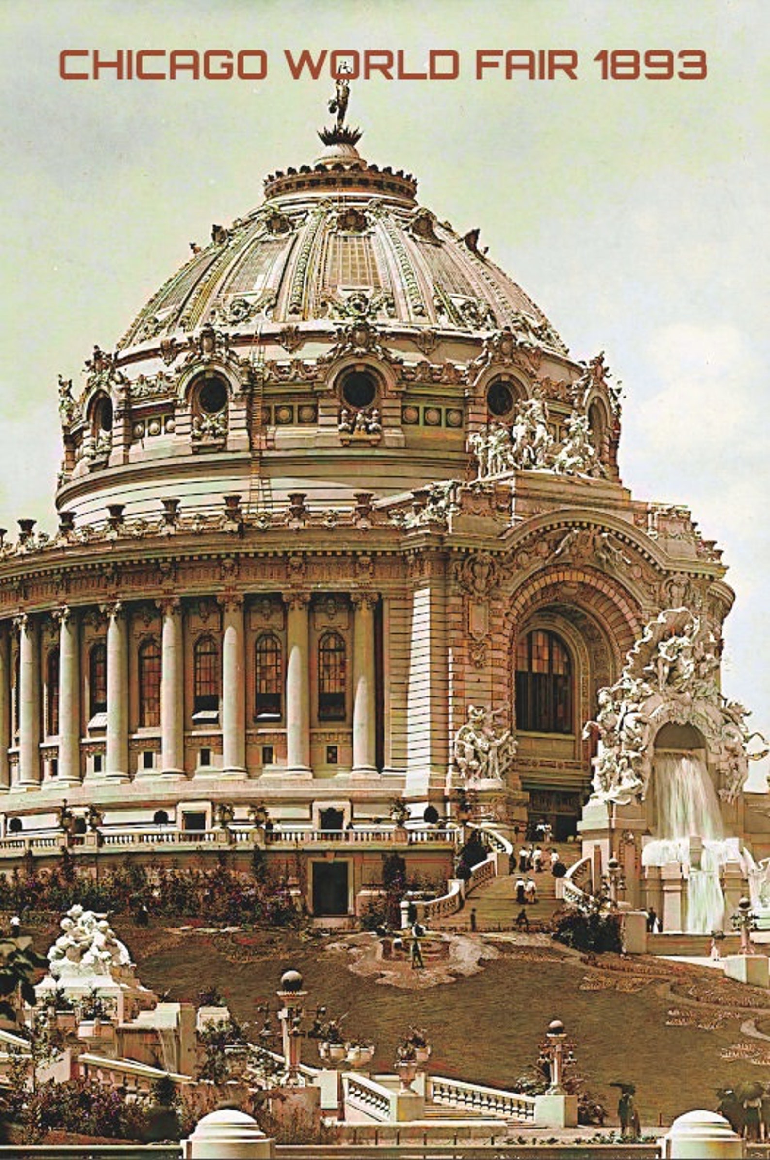 Chicago World Fair 1893, Print 24x36 Unframed Poster, Satin, Titles by ...