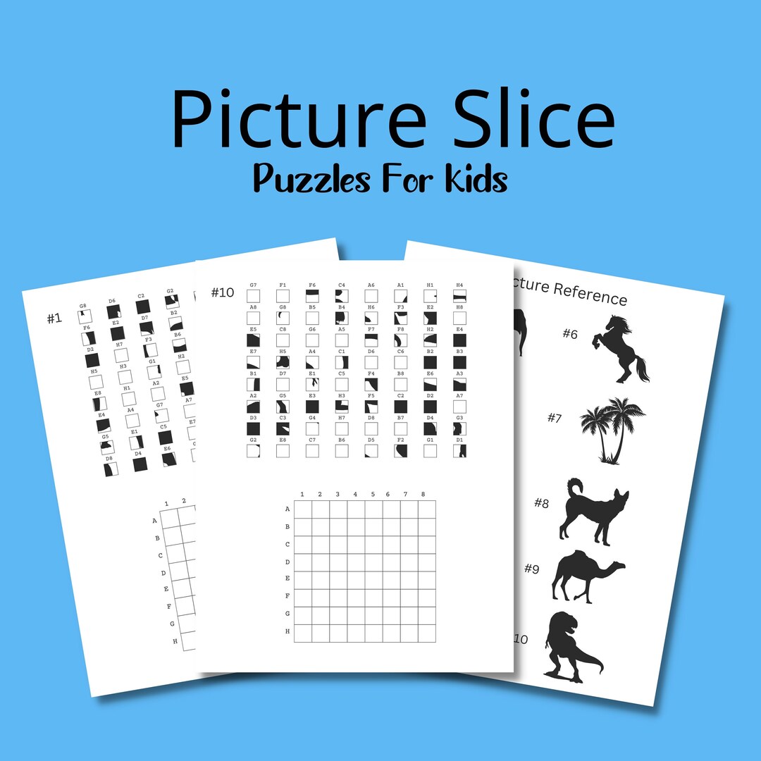 Picture Slice Puzzle for Kids - Similar to Nonograms but Easier for ...