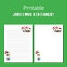 Christmas Stationery - Printable Christmas Themed Paper for Writing ...