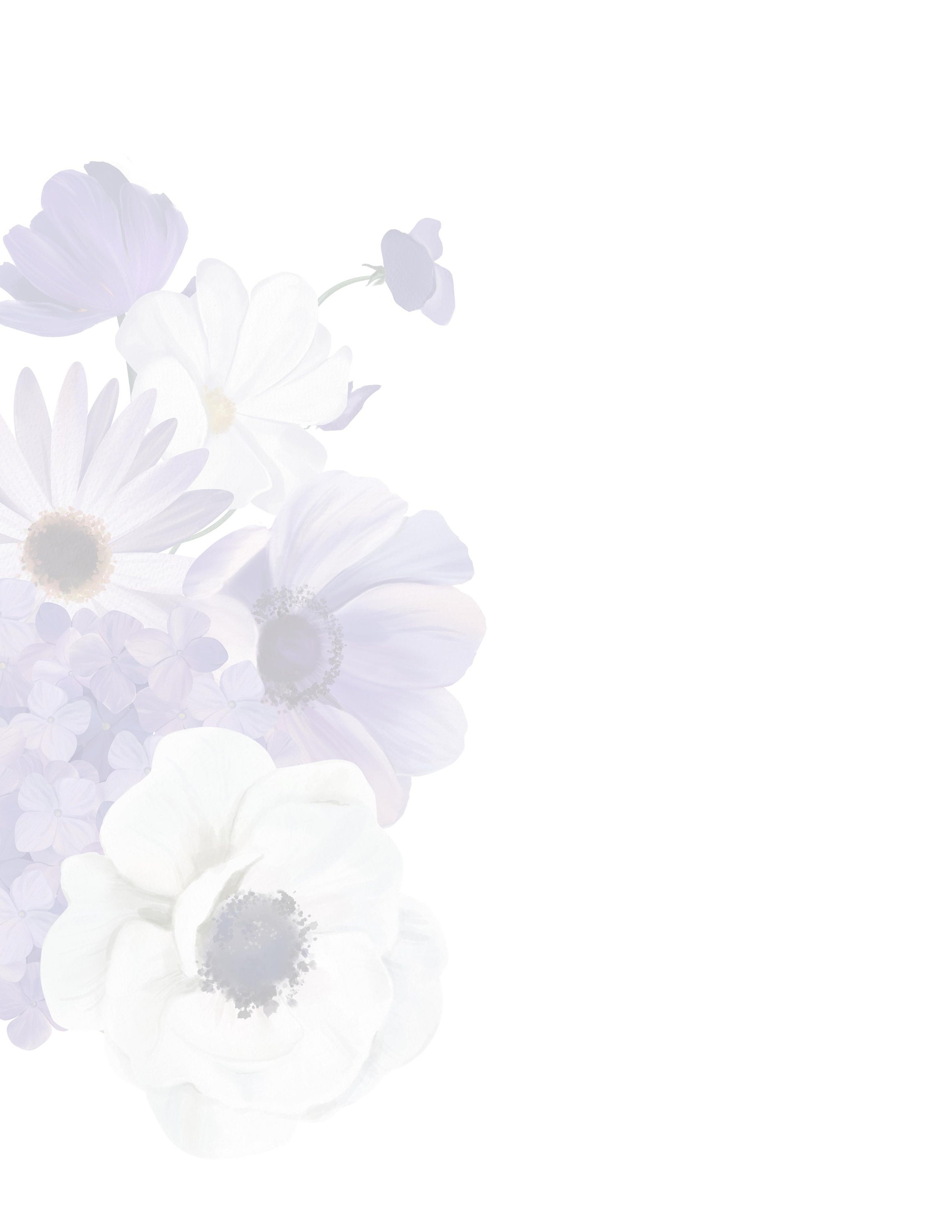 Printable Floral Stationery - Spring Writing Paper, Flowers, Decorative ...