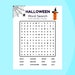 Holiday Word Search Puzzles, Activity for Kids, Thanksgiving, Halloween ...