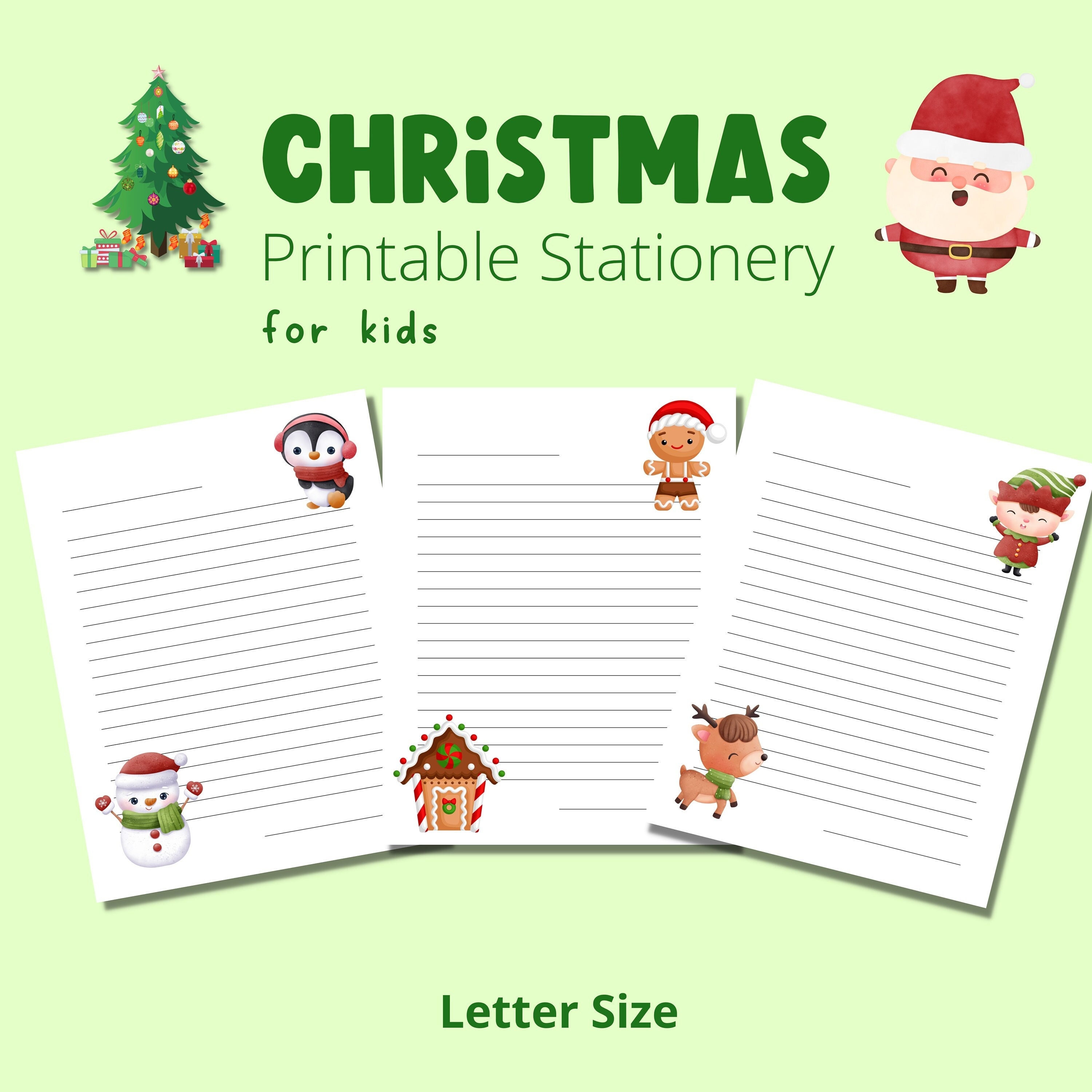 Christmas Letterhead For Kids