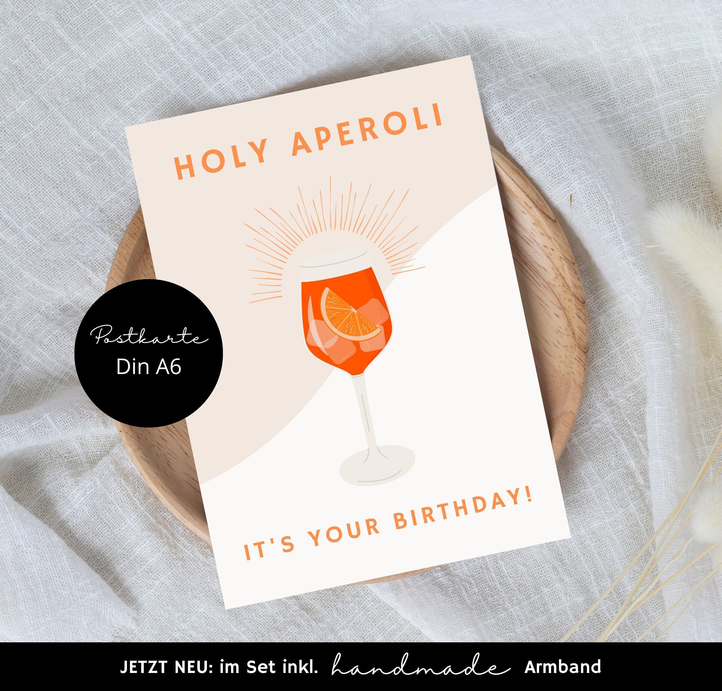 Geburtstagskarte A6 postkarte HOLY APEROLI - Etsy Geburtstagskarte A6 postkarte HOLY APEROLI - Etsy